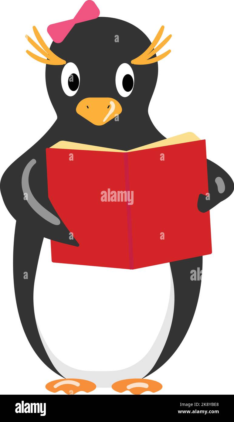 Animals reading book clipart Cut Out Stock Images & Pictures - Alamy