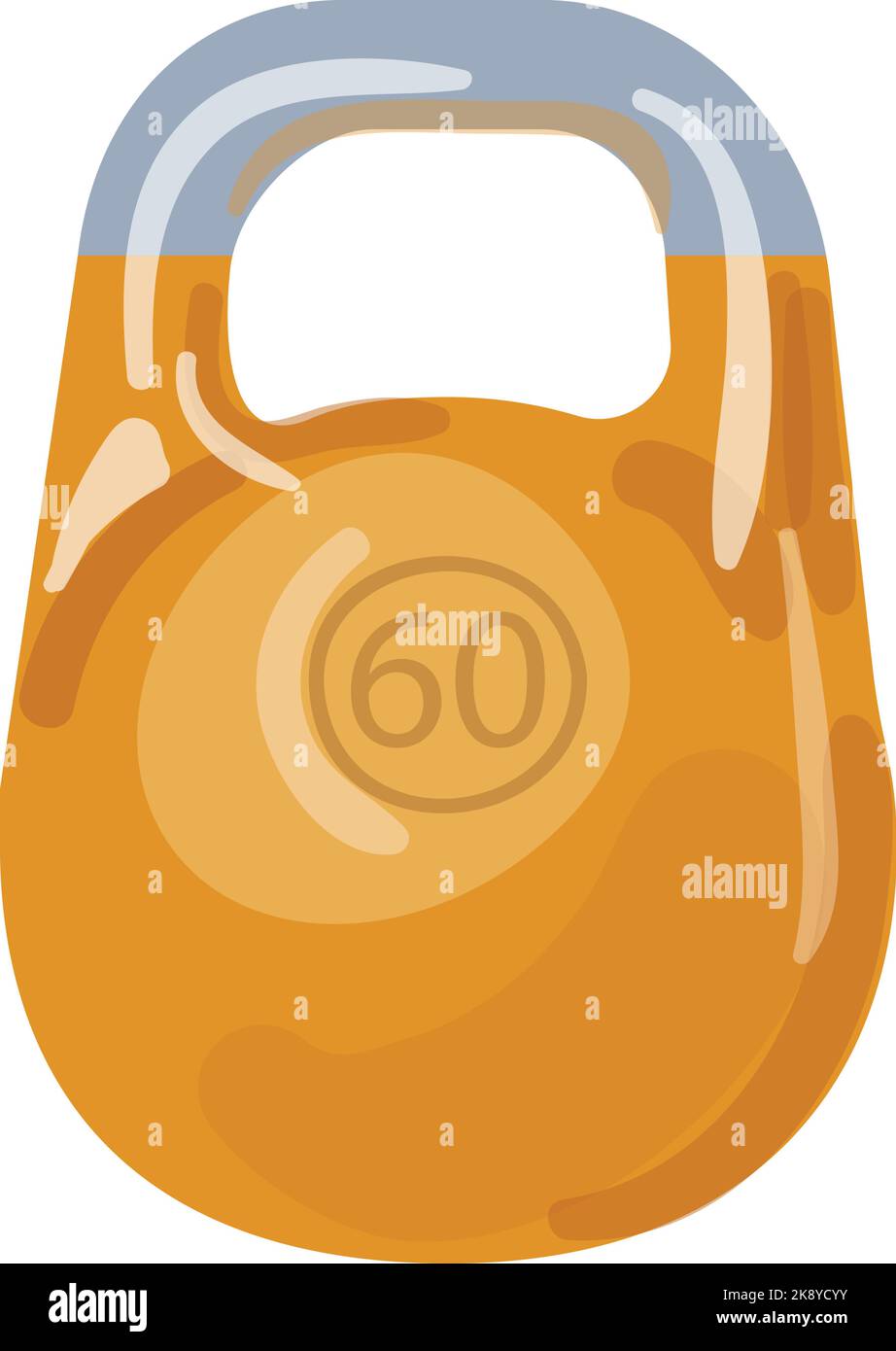Kettlebell icon cartoon vector. Gym weight Stock Vector Image & Art - Alamy