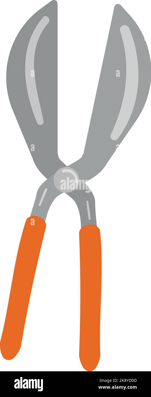 Garden scissors icon cartoon vector. Farm tool Stock Vector Image & Art ...