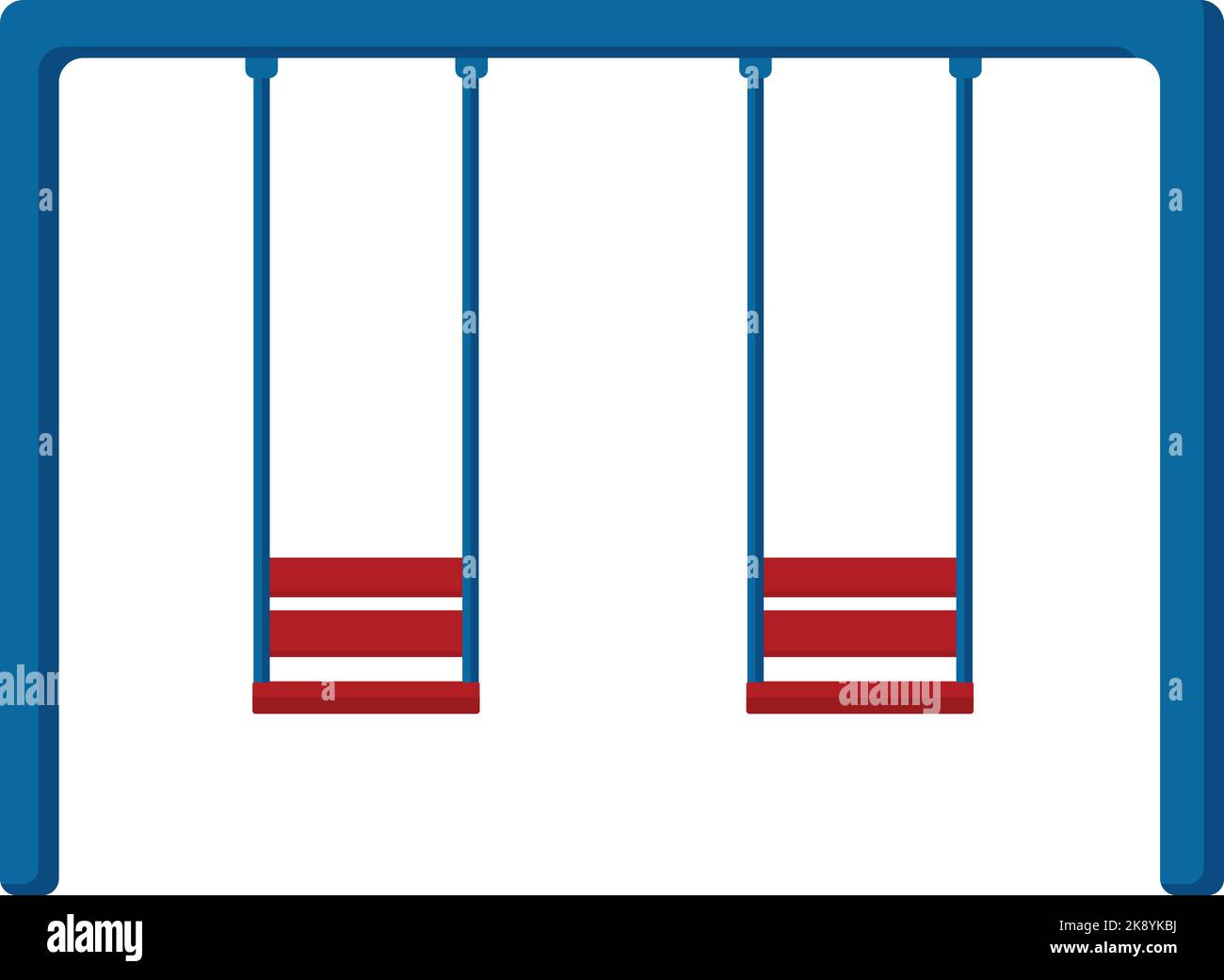 Swing wood icon cartoon vector. Play area Stock Vector Image & Art - Alamy