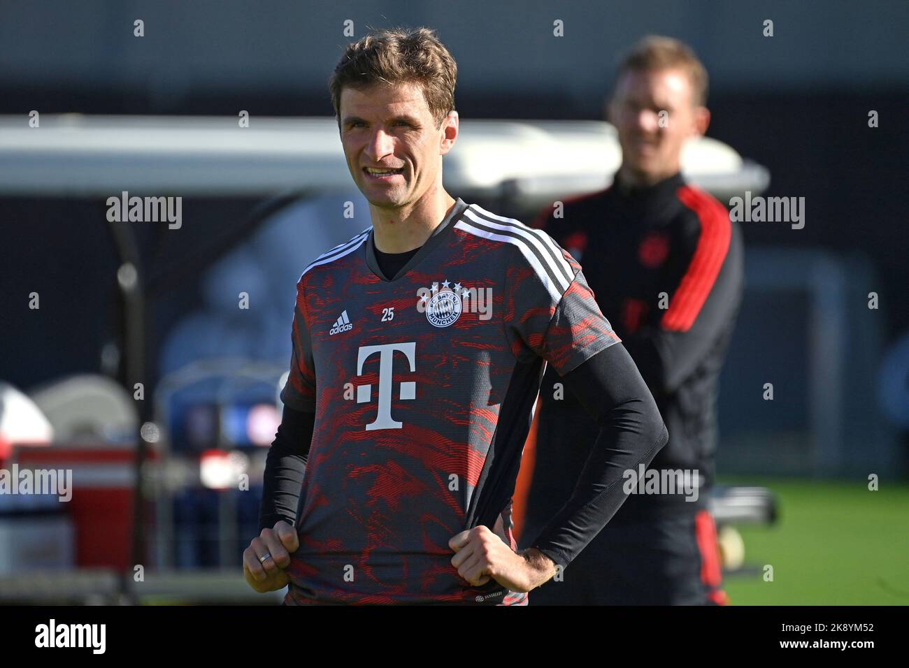 Munich, Deutschland. 25th Oct, 2022. Thomas MUELLER (M?LLER, FC Bayern Munich), action, single ...
