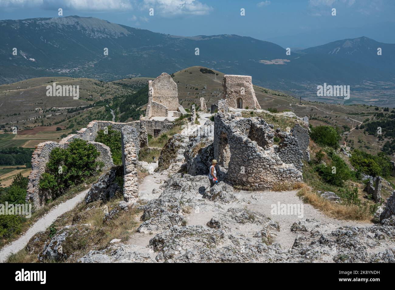 The ancient castle of Rocca Calascio where the film Ladyhawke was ...