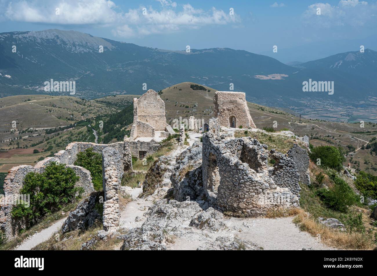 The ancient castle of Rocca Calascio where the film Ladyhawke was ...