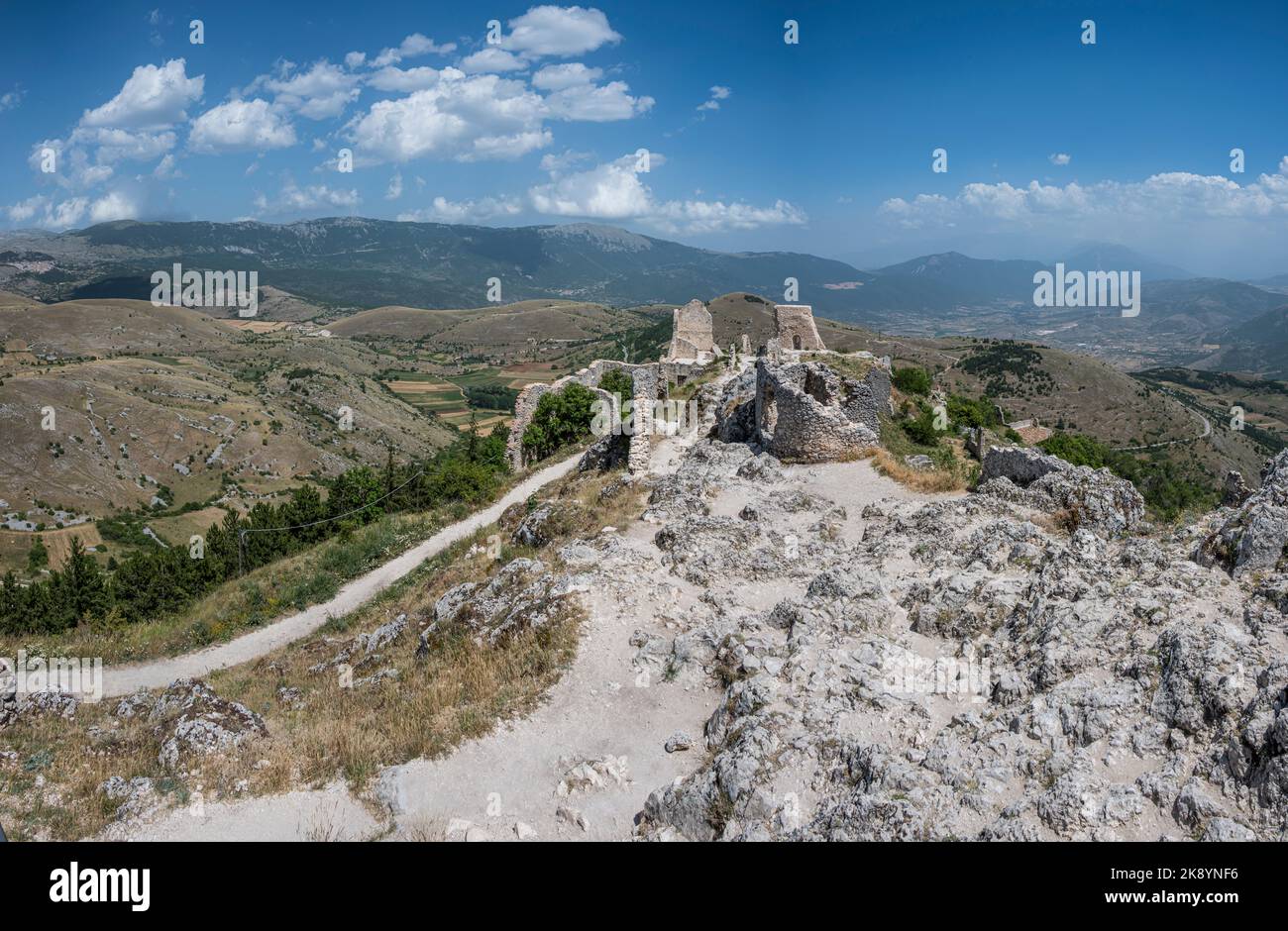 The ancient castle of Rocca Calascio where the film Ladyhawke was ...