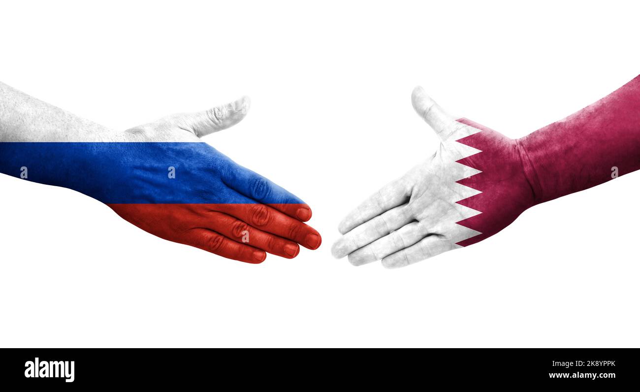 Russia and qatar Cut Out Stock Images & Pictures - Alamy
