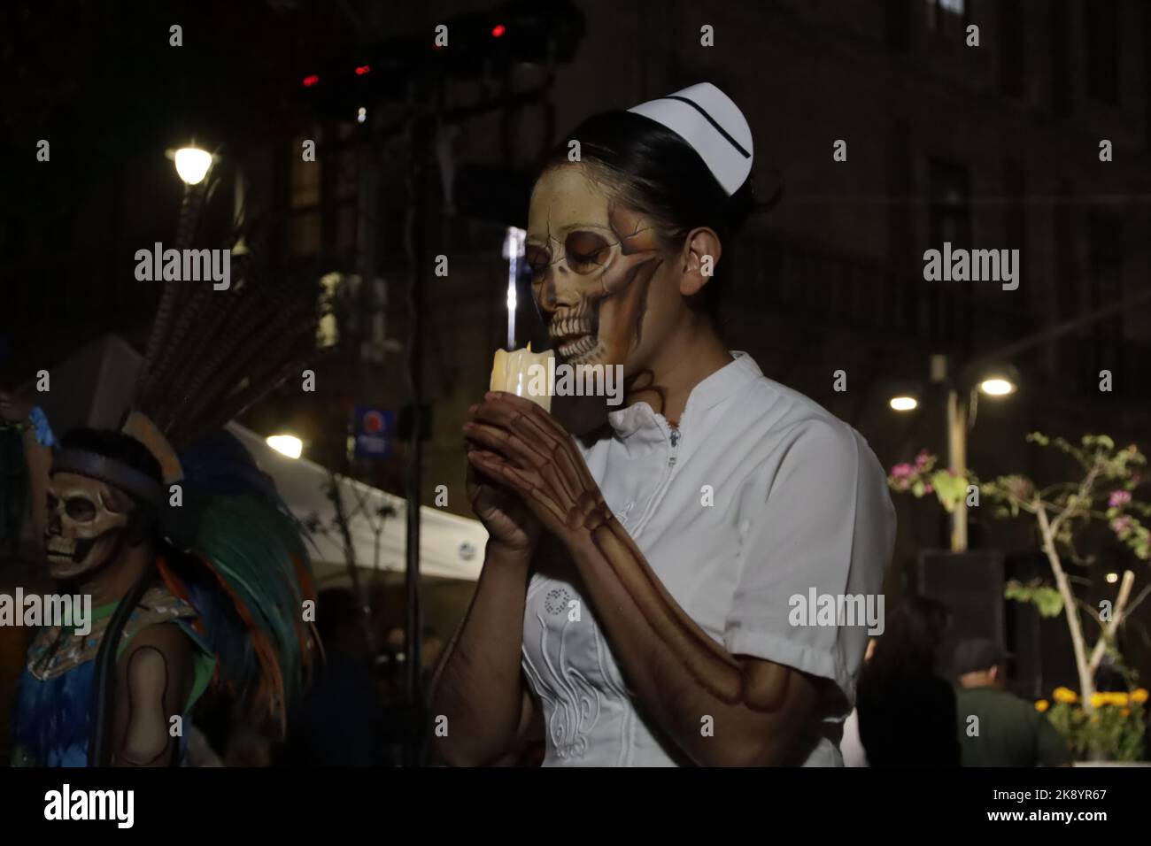 Non Exclusive: October 24, 2022, Mexico City, Mexico: A woman ...