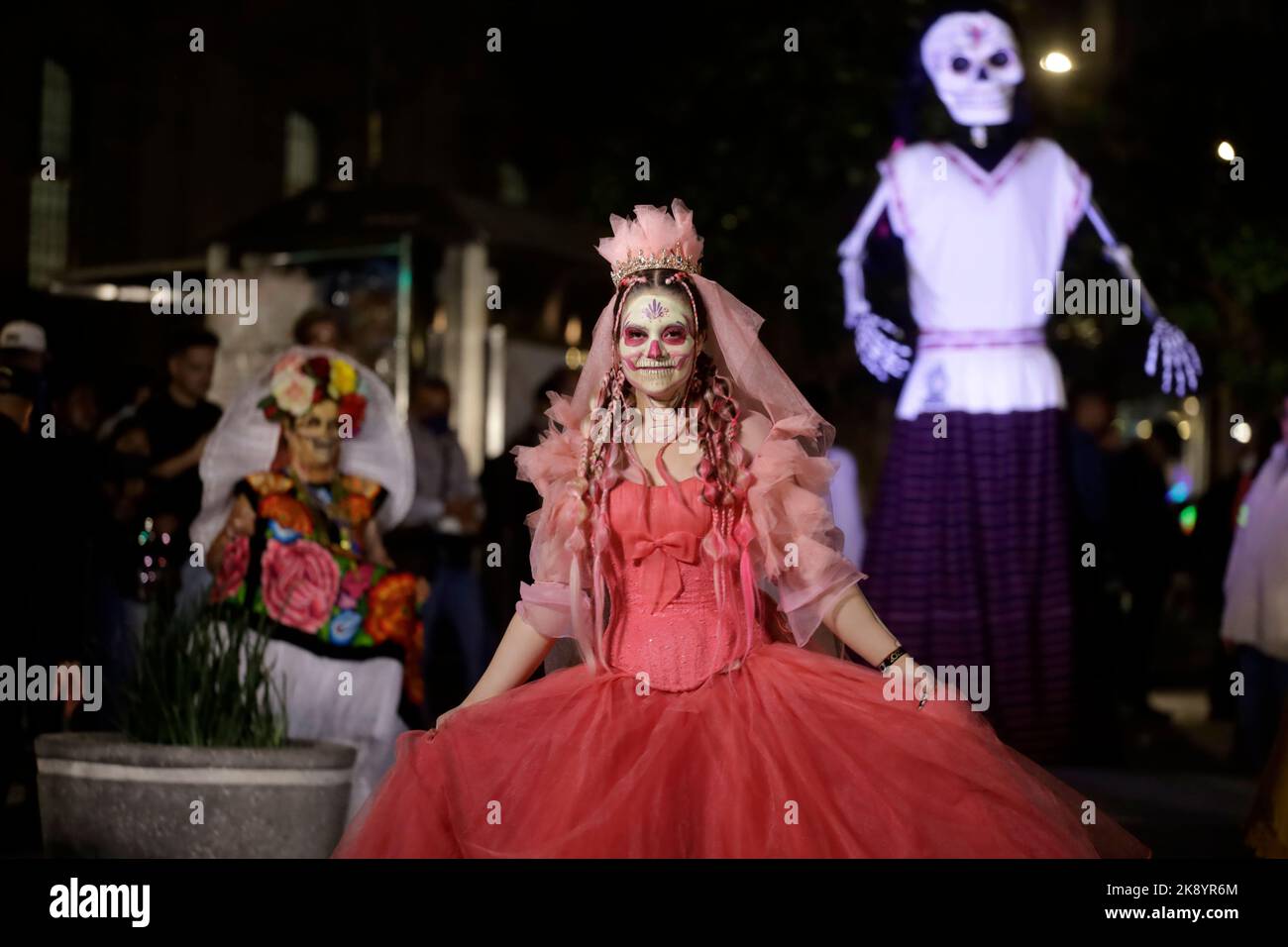 Non Exclusive: October 24, 2022, Mexico City, Mexico: A woman ...