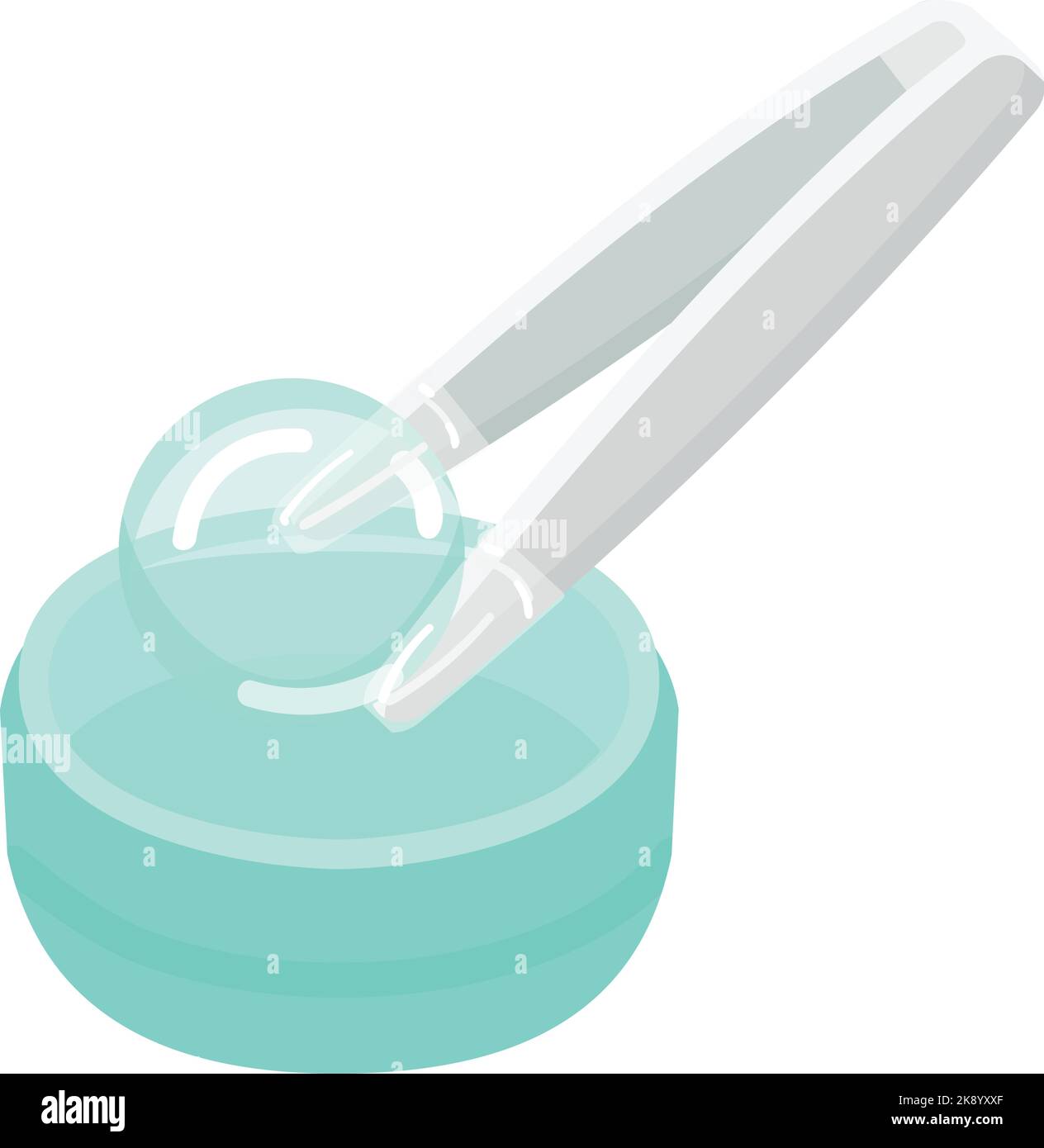 Eye doctor phoropter vision Cut Out Stock Images & Pictures - Alamy