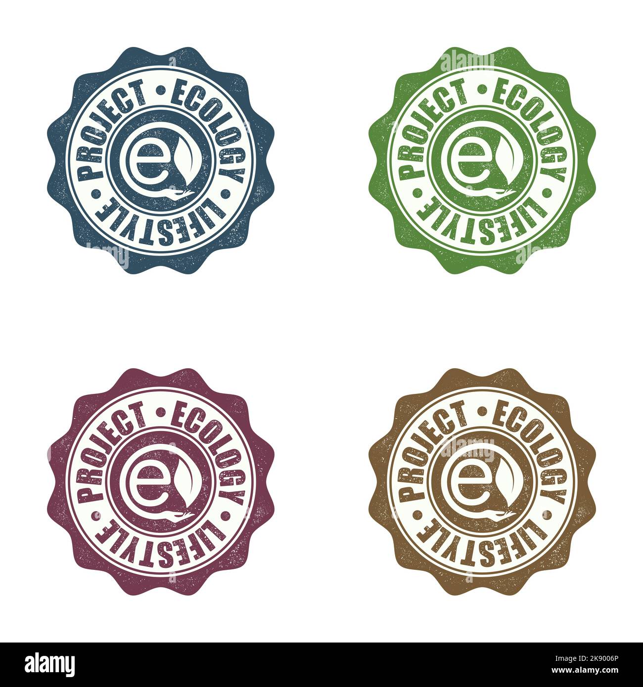 Badge project Stock Vector Images - Alamy