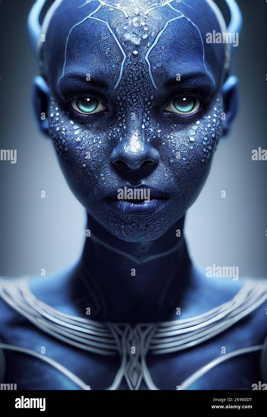 Realistic alien portrait hi-res stock photography and images - Alamy