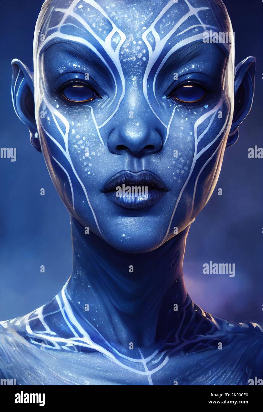Artistic alien portrait hi-res stock photography and images - Alamy