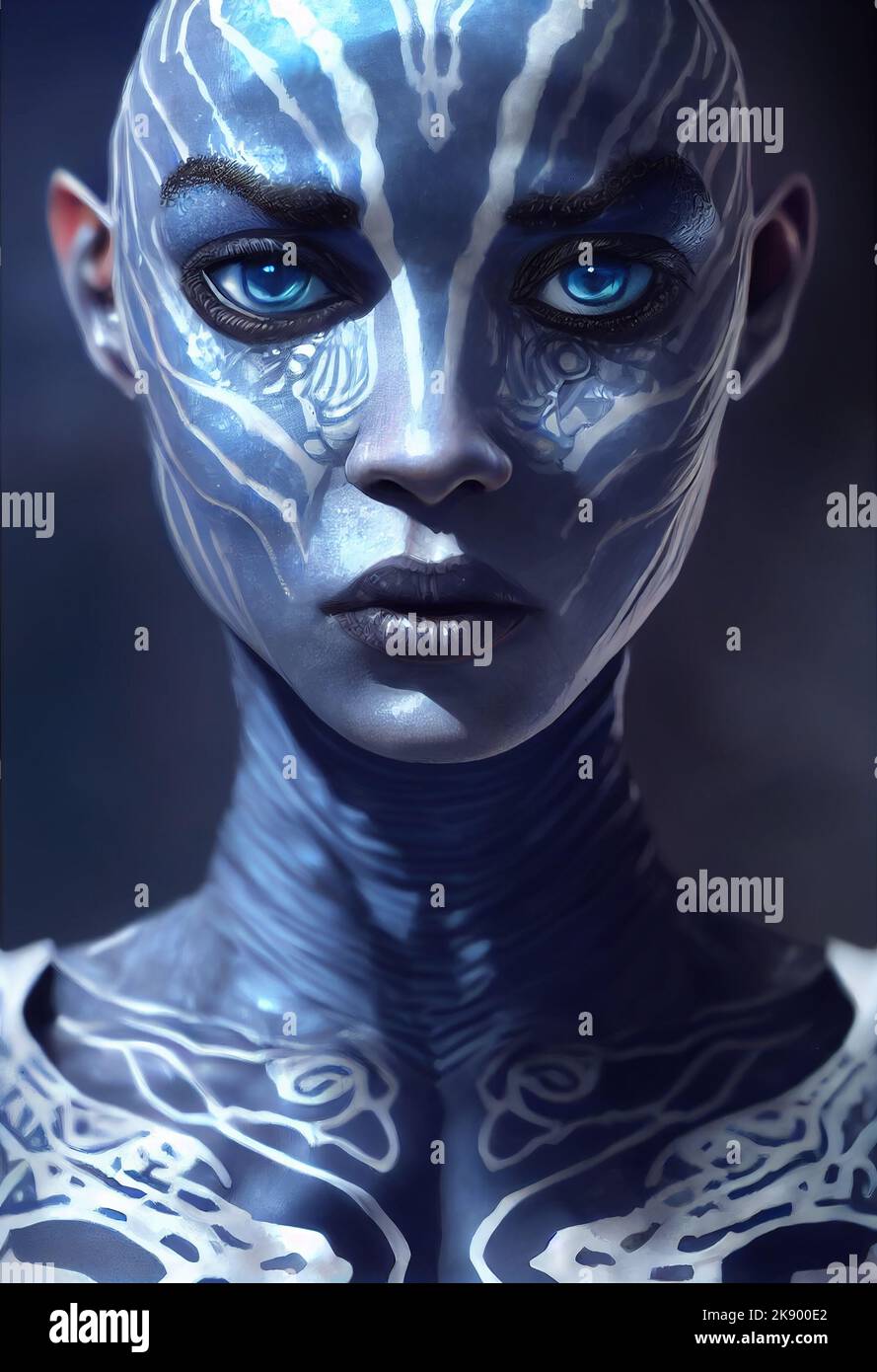Artistic alien portrait hi-res stock photography and images - Alamy
