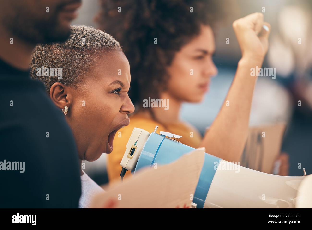 Voice, megaphone and protest for women with human rights, equality and ...