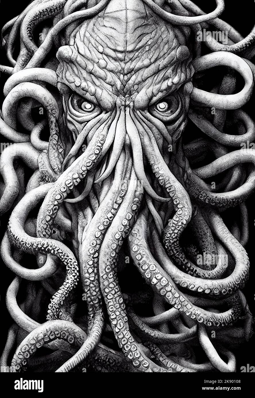 Fantasy octopus hi-res stock photography and images - Alamy