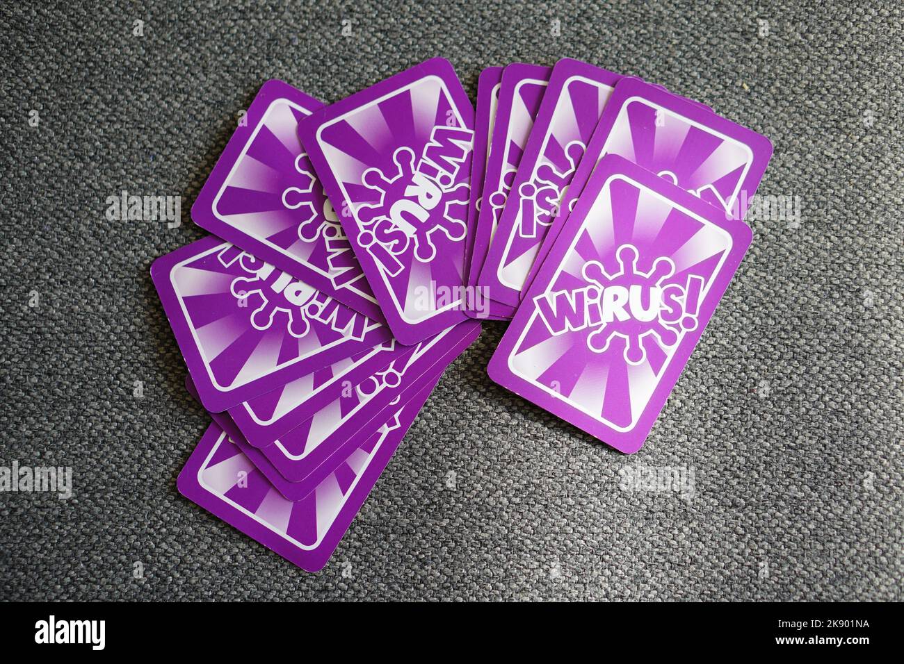 The backs of the cards of the Muduko brand Polish card game called ...