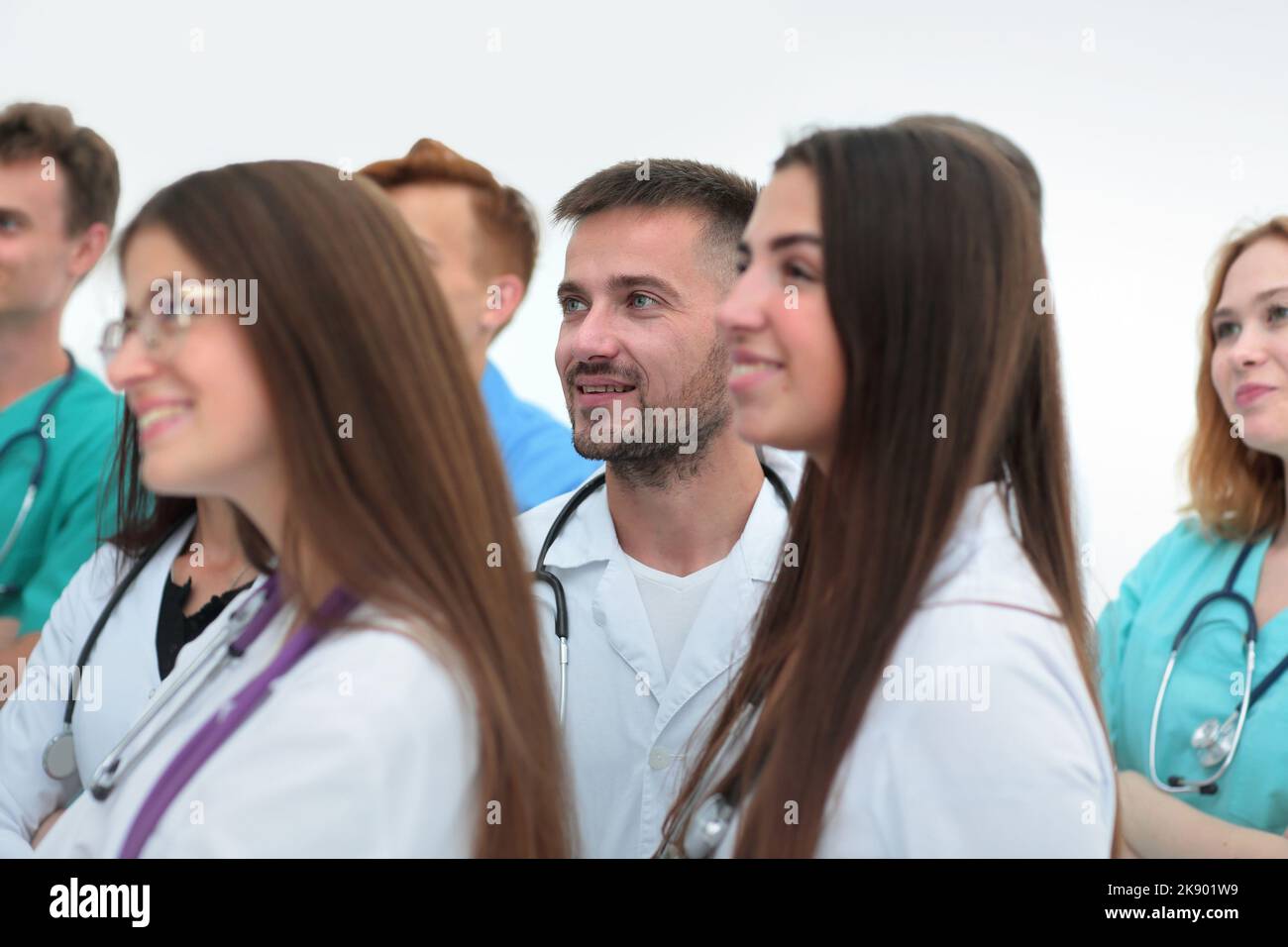 Close up group doctors hi-res stock photography and images - Alamy