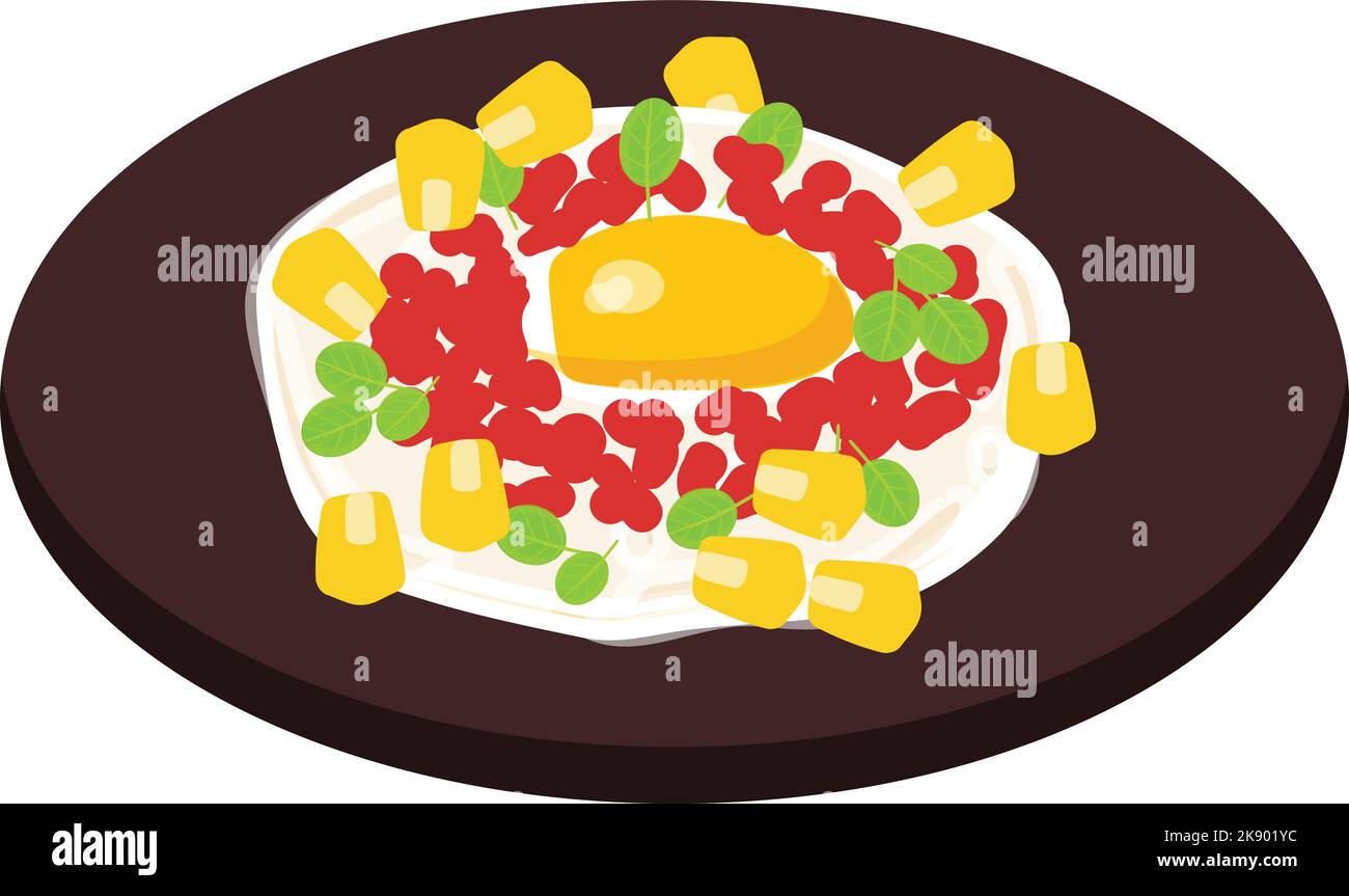 Avocado salad wrap Stock Vector Images - Alamy