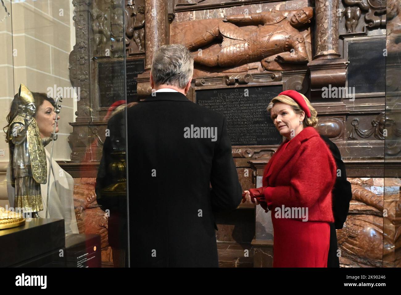 Queen Mathilde of Belgium and King Philippe - Filip of Belgium pictured ...