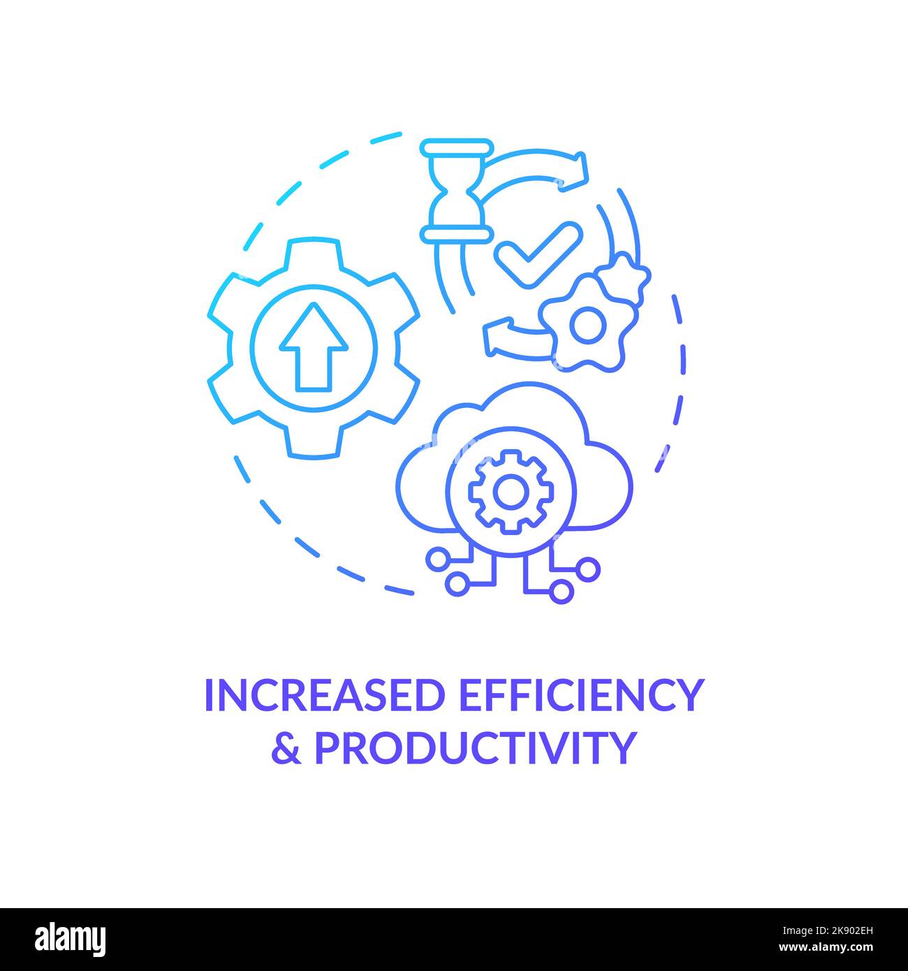 Increase efficiency blue gradient concept icon Stock Vector Image & Art ... Increase efficiency blue gradient concept icon Stock Vector Image & Art ...