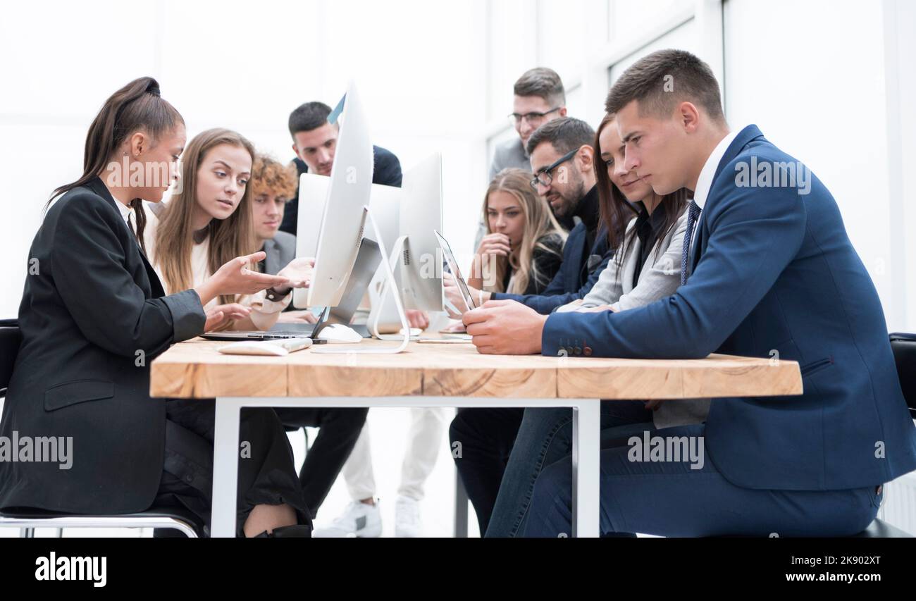 Startup employee coming work hi-res stock photography and images - Alamy