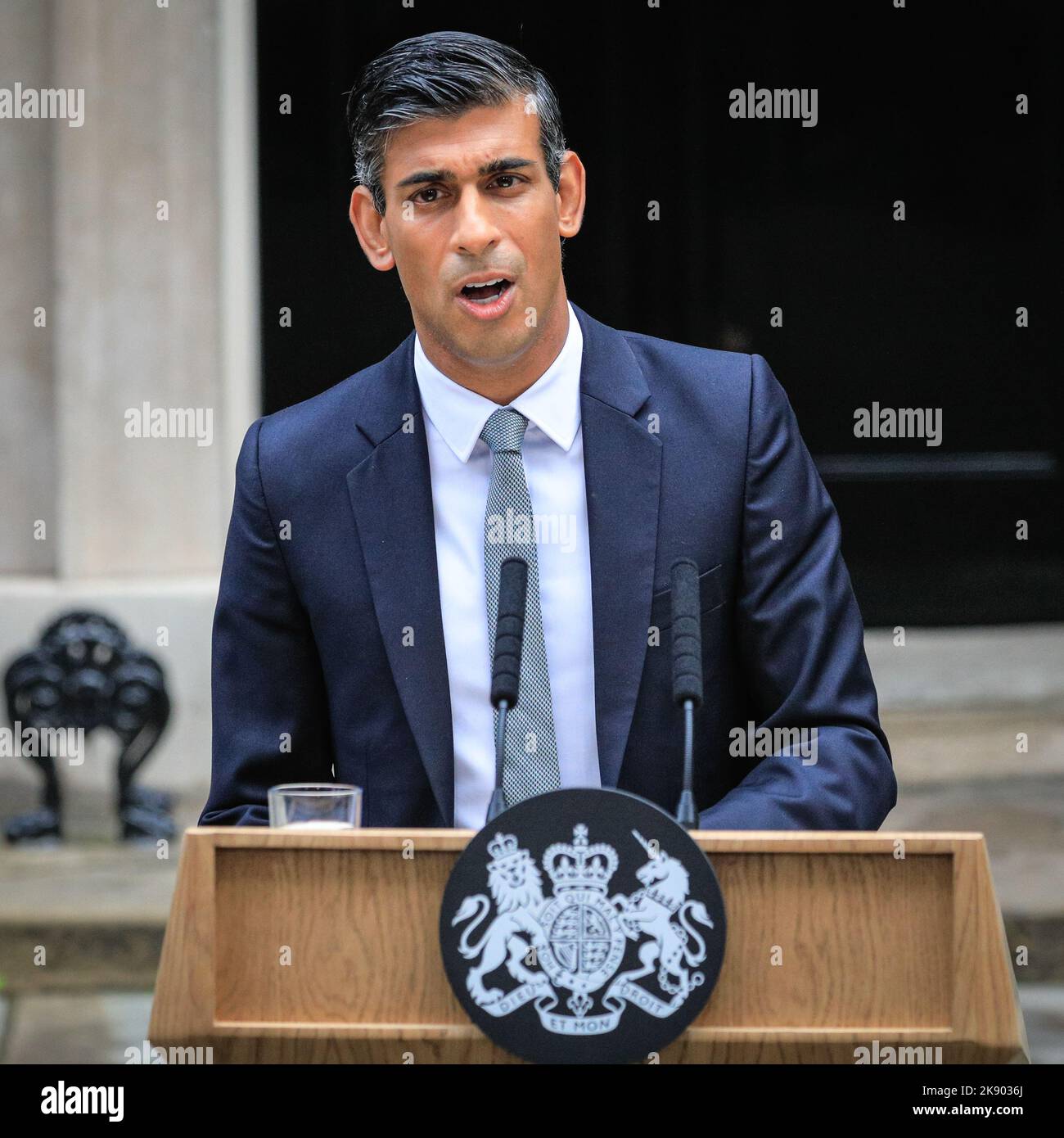 London, UK. 25th Oct, 2022. Rishi Sunak, new British Prime Minister ...