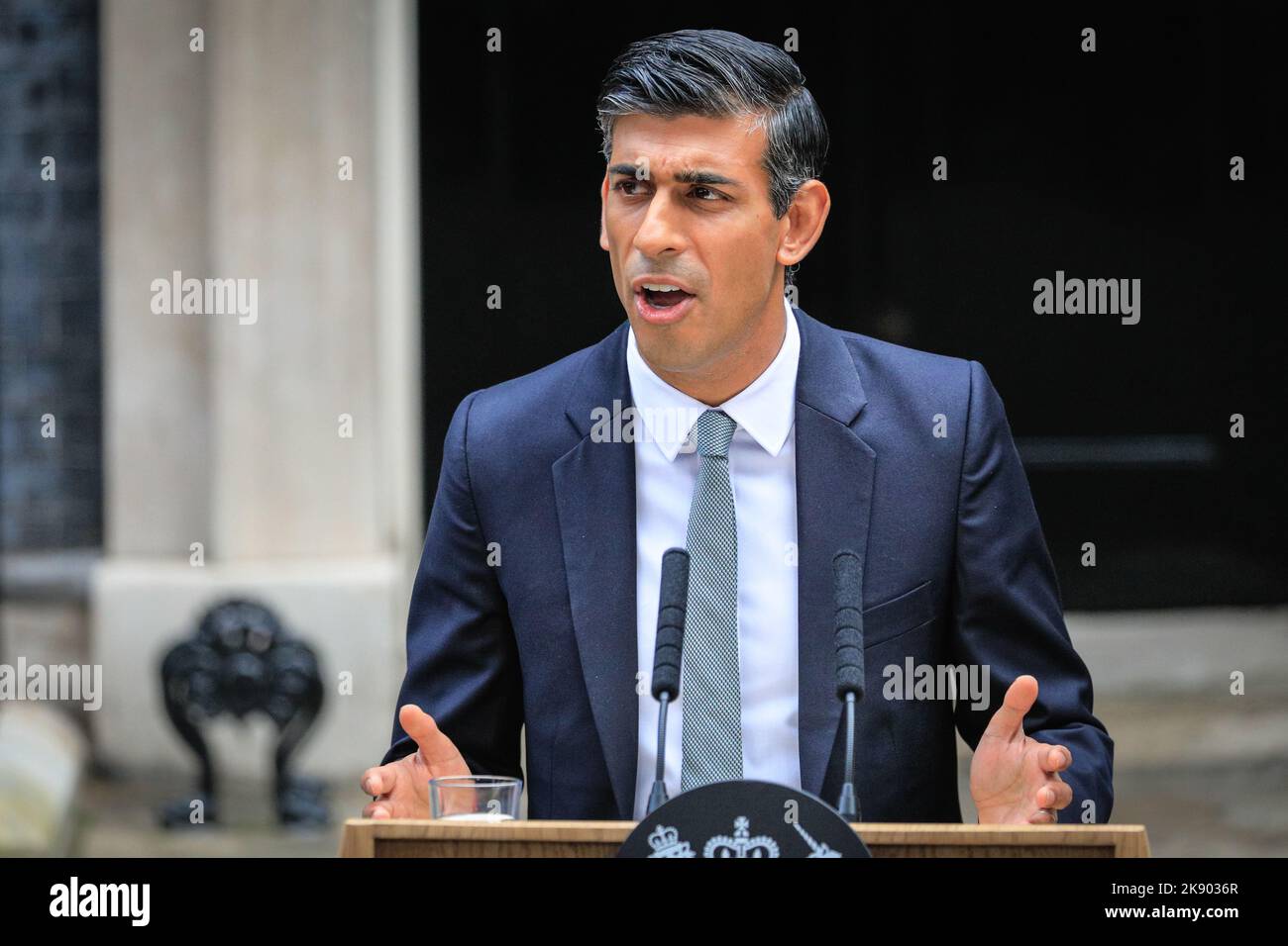 London, UK. 25th Oct, 2022. Rishi Sunak, new British Prime Minister ...