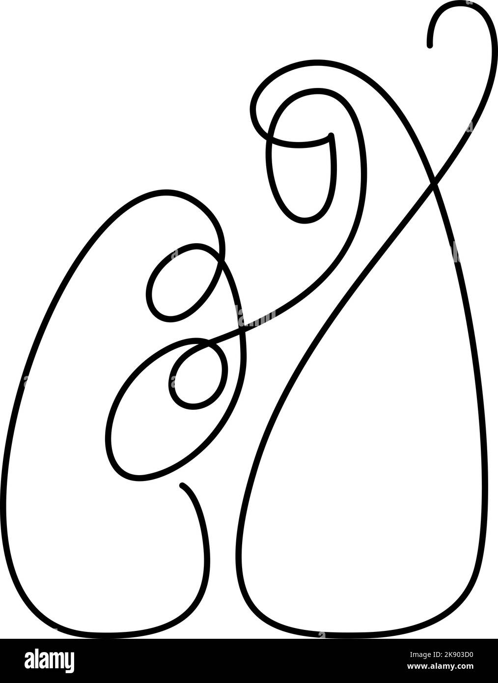 Christmas Vector Christian icon religious Nativity Scene of baby Jesus ...