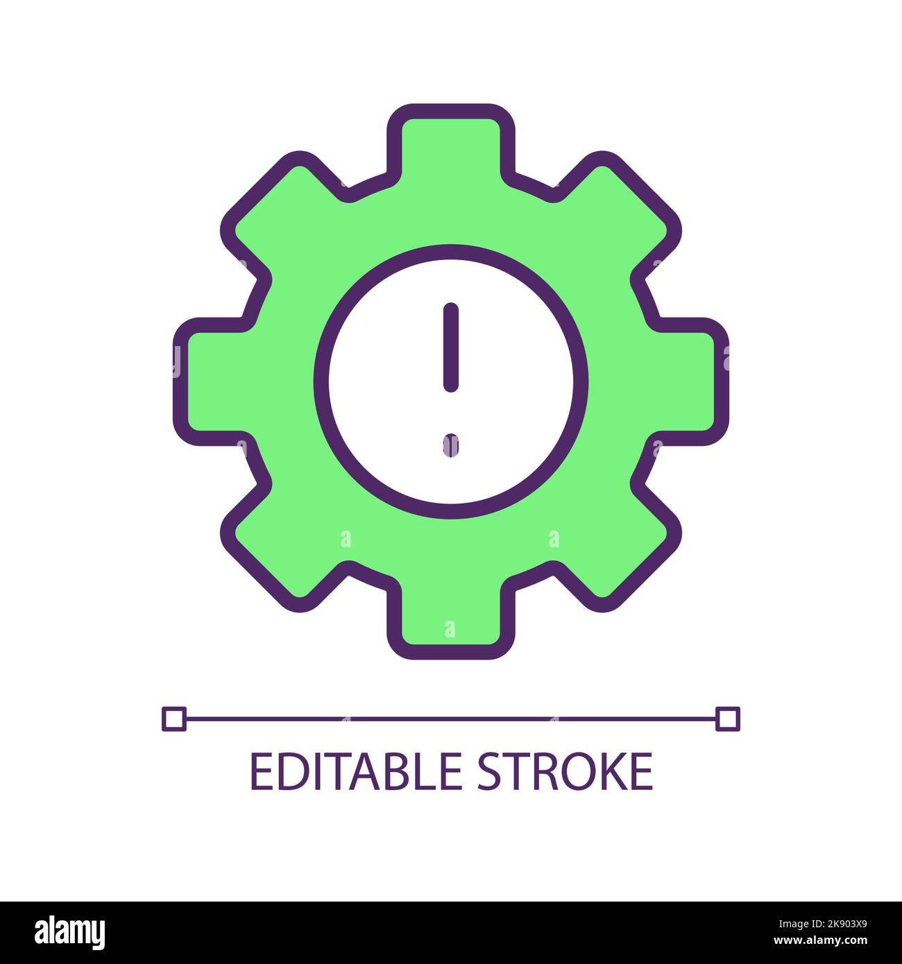 Adjusting problems RGB color icon Stock Vector Image & Art - Alamy