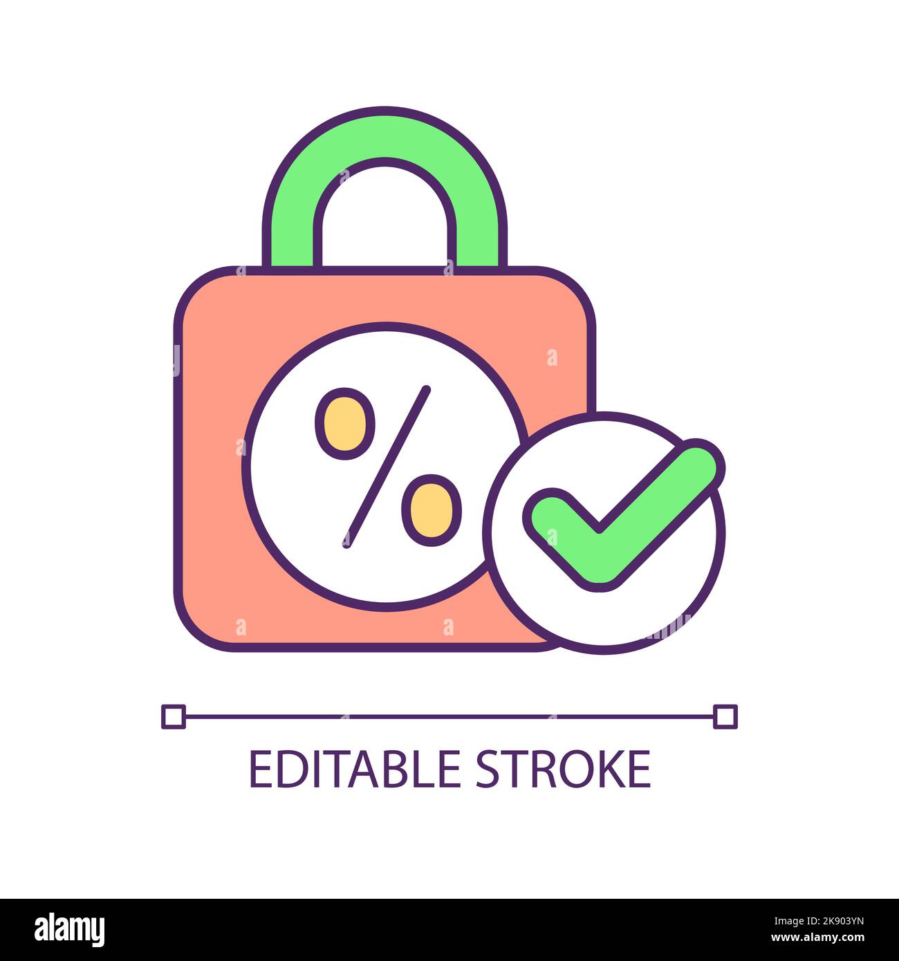 Safe loan RGB color icon Stock Vector Image & Art - Alamy