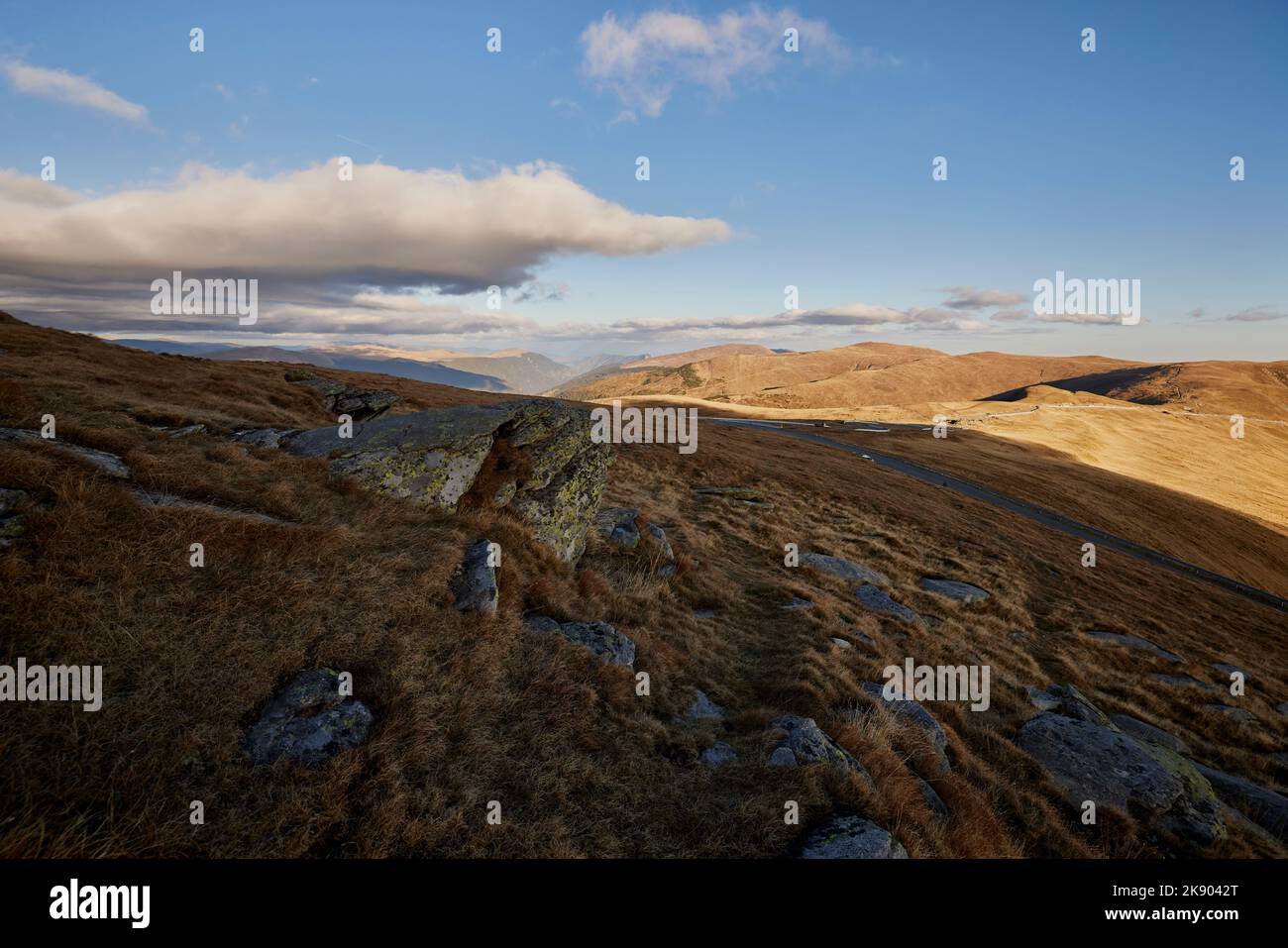 Beautiful autumn mountain landscape at over 2000 meters Stock Photo - Alamy