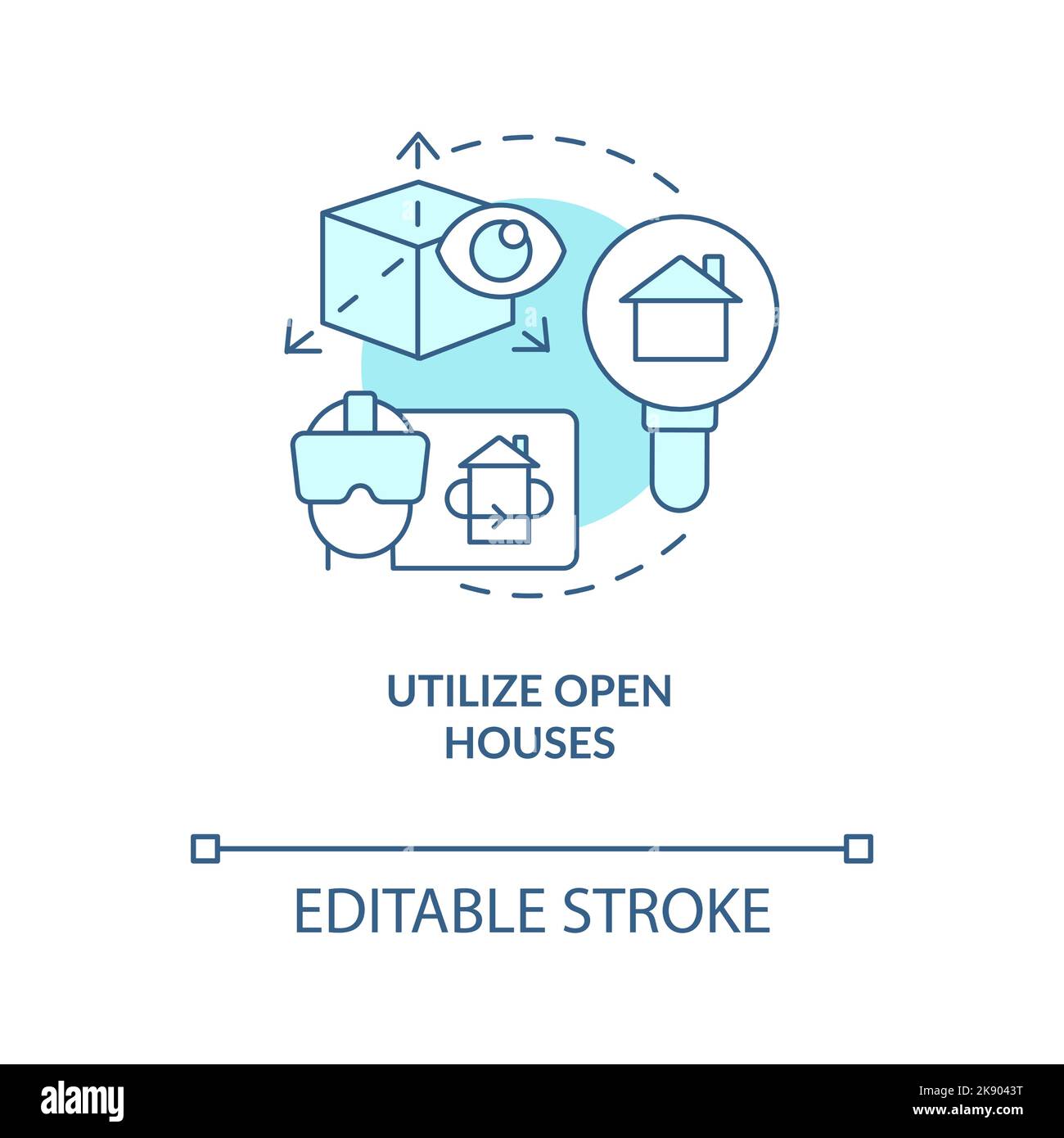 Open house tour Cut Out Stock Images & Pictures - Alamy