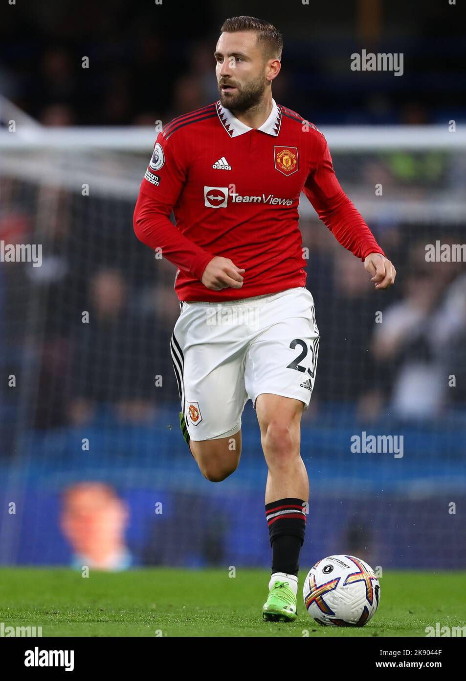 Luke Shaw of Manchester United - Chelsea v Manchester United, Premier ...