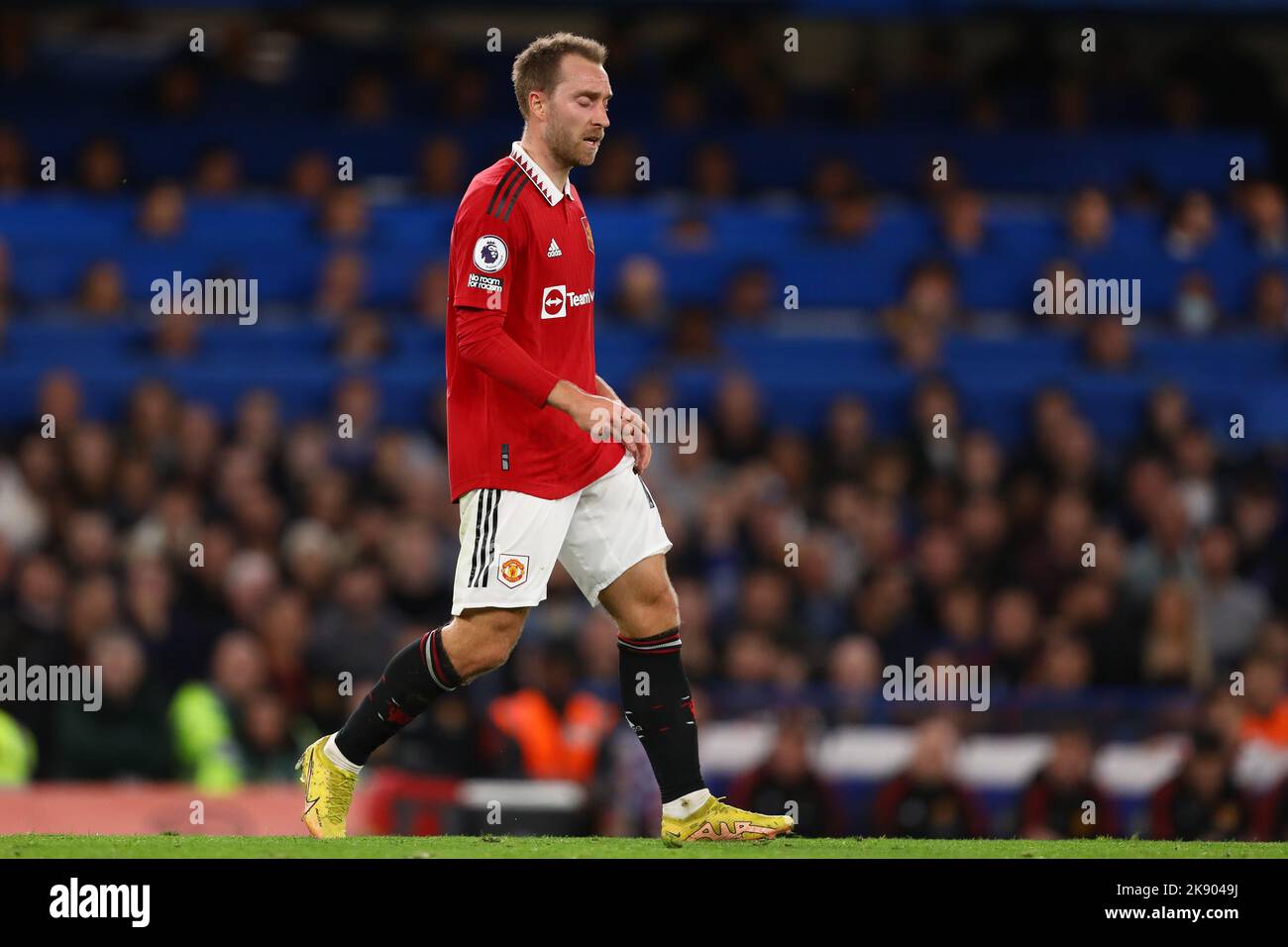 Christian Eriksen of Manchester United looks frustrated - Chelsea v ...
