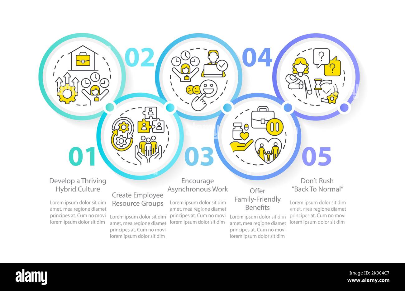 Modern ways of working Stock Vector Images - Alamy