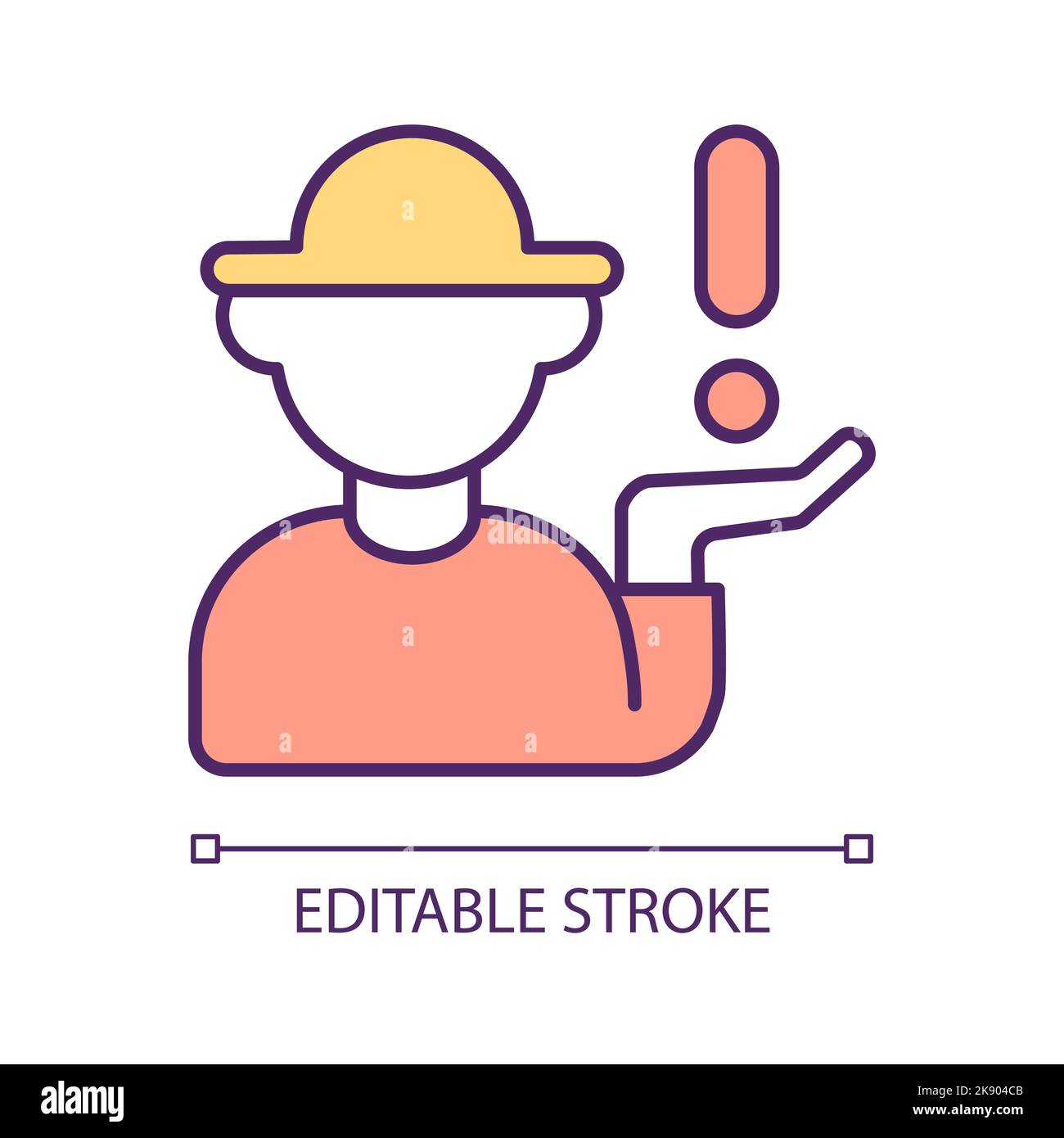 Farmers issues face RGB color icon Stock Vector Image & Art - Alamy