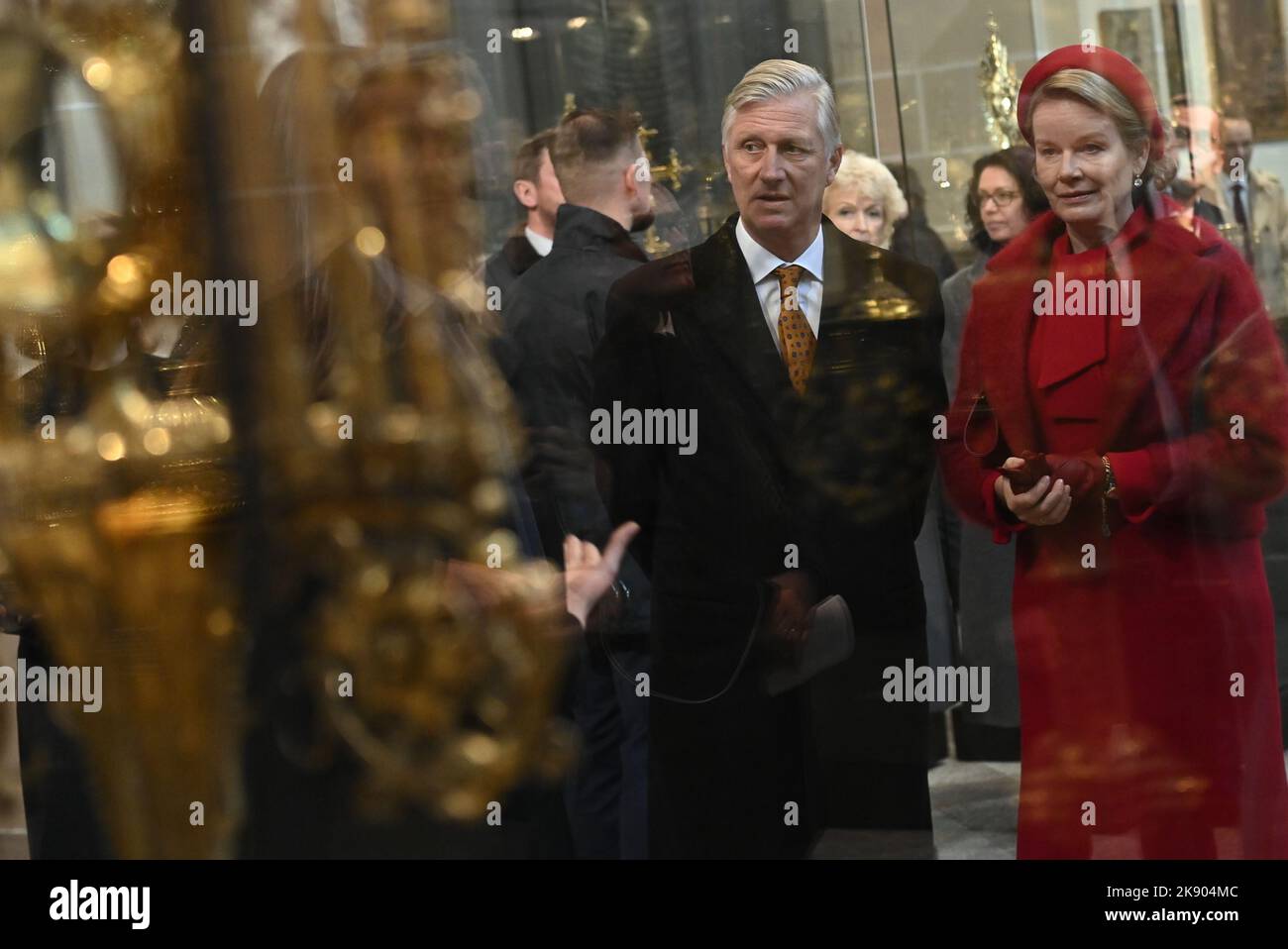 Queen Mathilde of Belgium and King Philippe - Filip of Belgium pictured ...