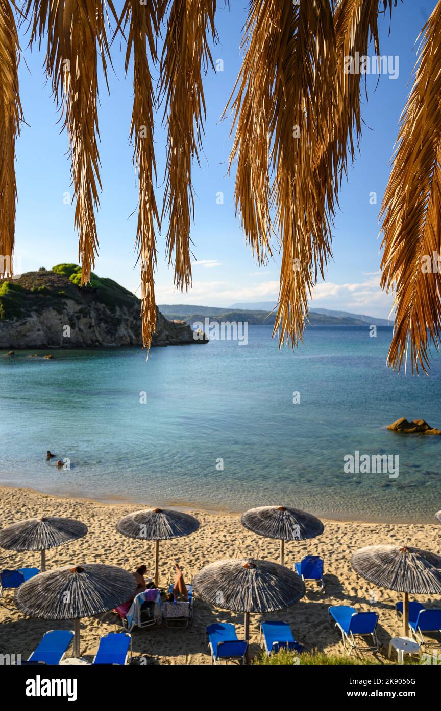 Krifi Ammos beach.Skiathos Stock Photo - Alamy