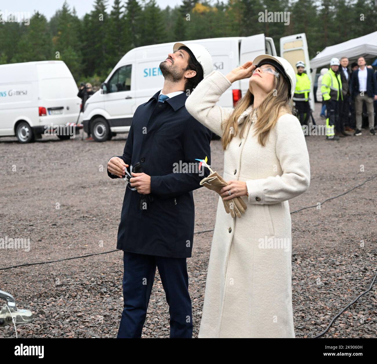 Prince Carl Philip and Princess Sofia visit the county of Varmland. The ...
