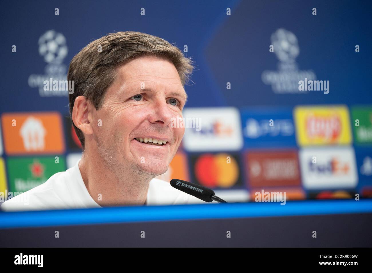 25 October 2022, Hesse, Frankfurt/Main: Soccer: Champions League ...