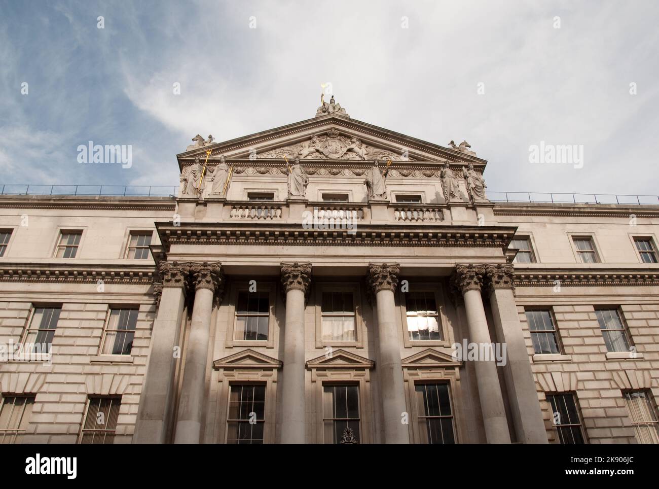 Main Entrance, Somerset House, Aldwich, London, UK - now houses the ...
