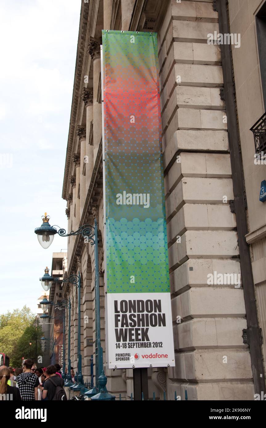 London Fashion Week at Somerset House, Aldwich, London, UK - now houses ...