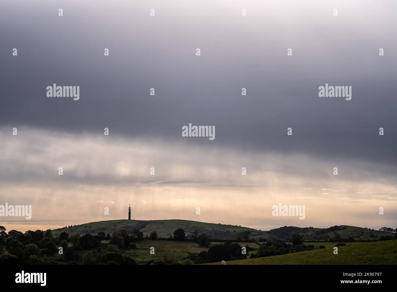 Sutton Common BT tower, a 72 metre high radio tower built of reinforced ...