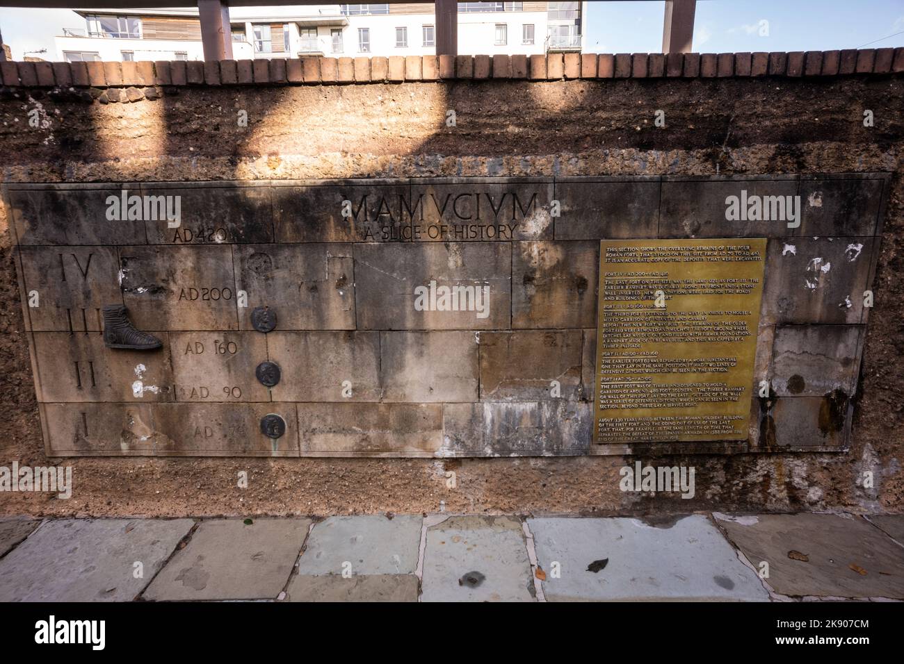 Castlefield in Manchester on the site of the old Roman fort, gatehouse ...