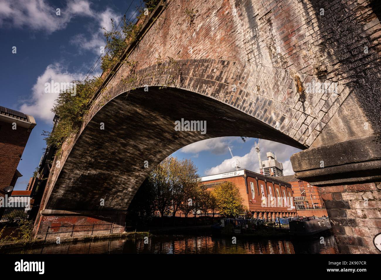 Castlefield in Manchester on the site of the old Roman fort, gatehouse ...