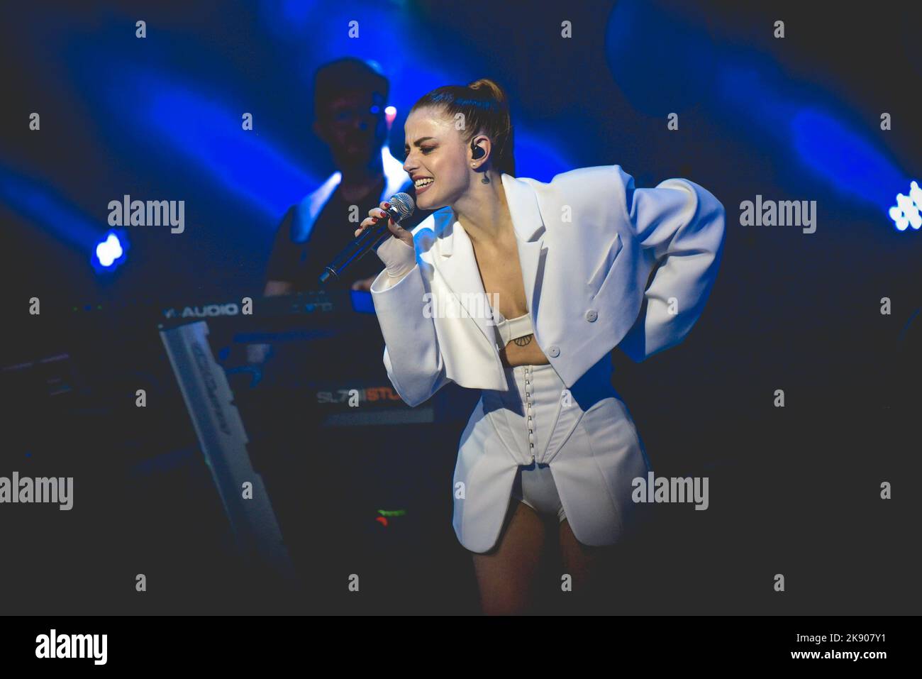 Napoli, Italy, Oct. 24, 2022, The Italian singer Annalisa Scarrone ...