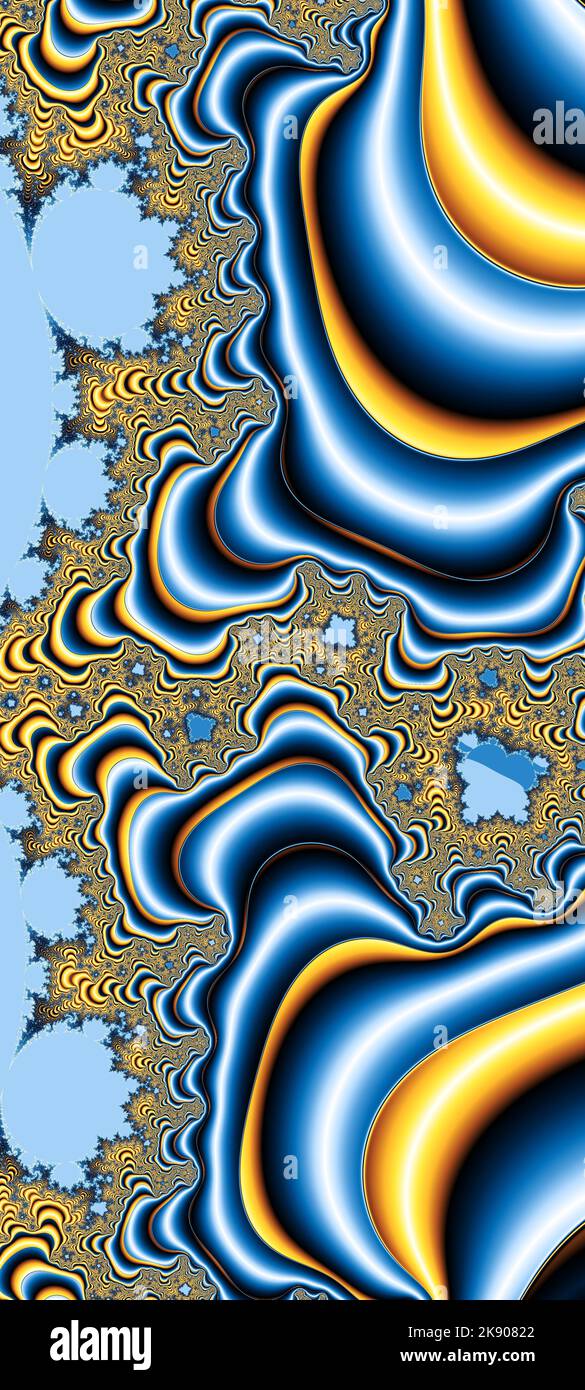 Abstract Computer generated Fractal design. A fractal is a never-ending ...