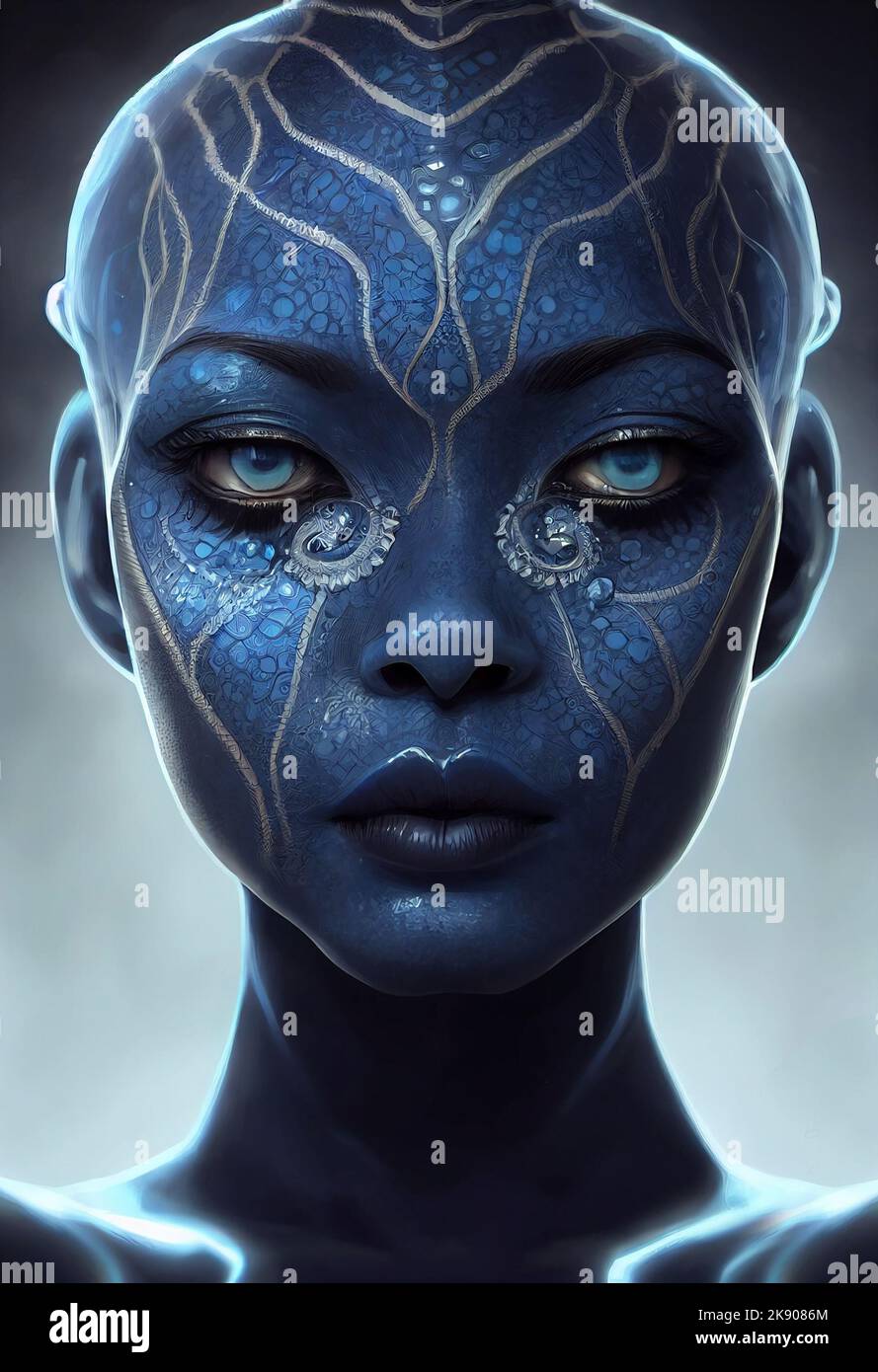 Realistic alien portrait hi-res stock photography and images - Alamy