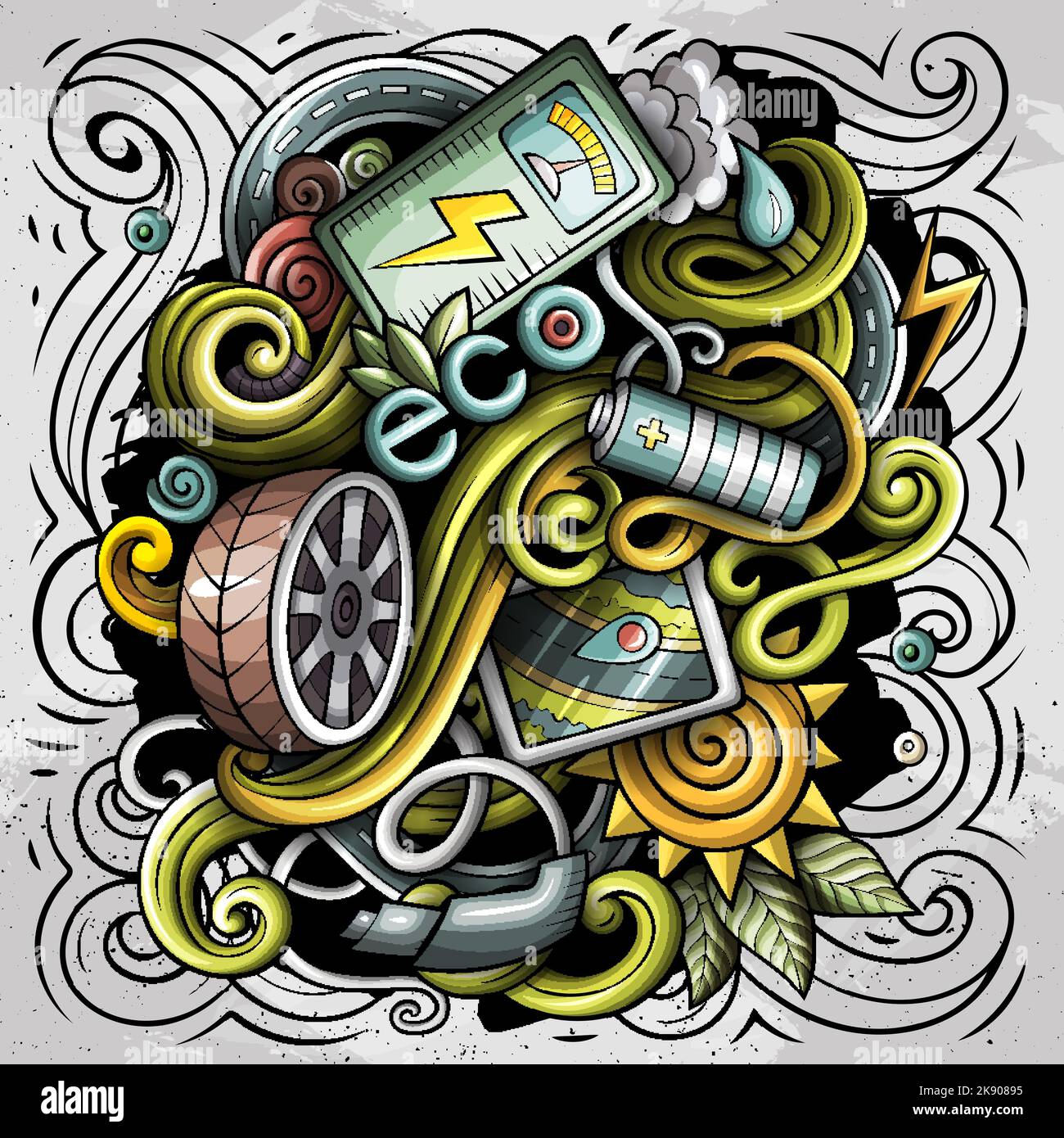 Tesla electric vehicle Stock Vector Images - Alamy