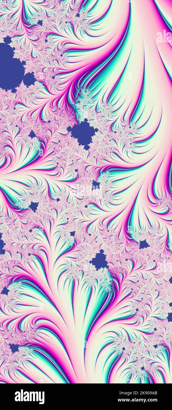 Abstract Computer generated Fractal design. A fractal is a never-ending ...