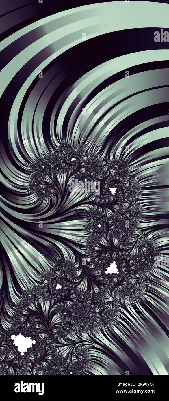 Abstract Computer generated Fractal design. A fractal is a never-ending ...